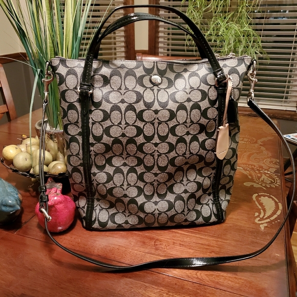 Coach | Bags | Coach Coated Canvas Signature Large Tote | Poshmark